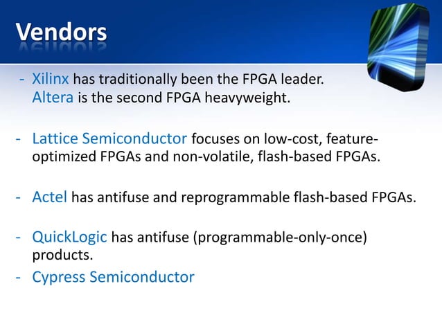 Programmable logic device (PLD) | PPSX