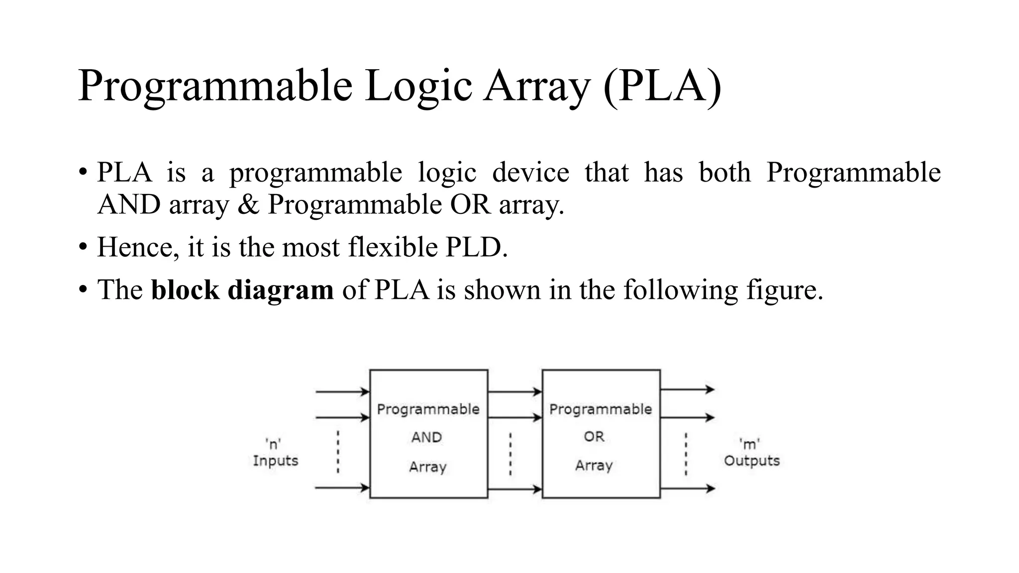 Programmable logic devices | PPTX