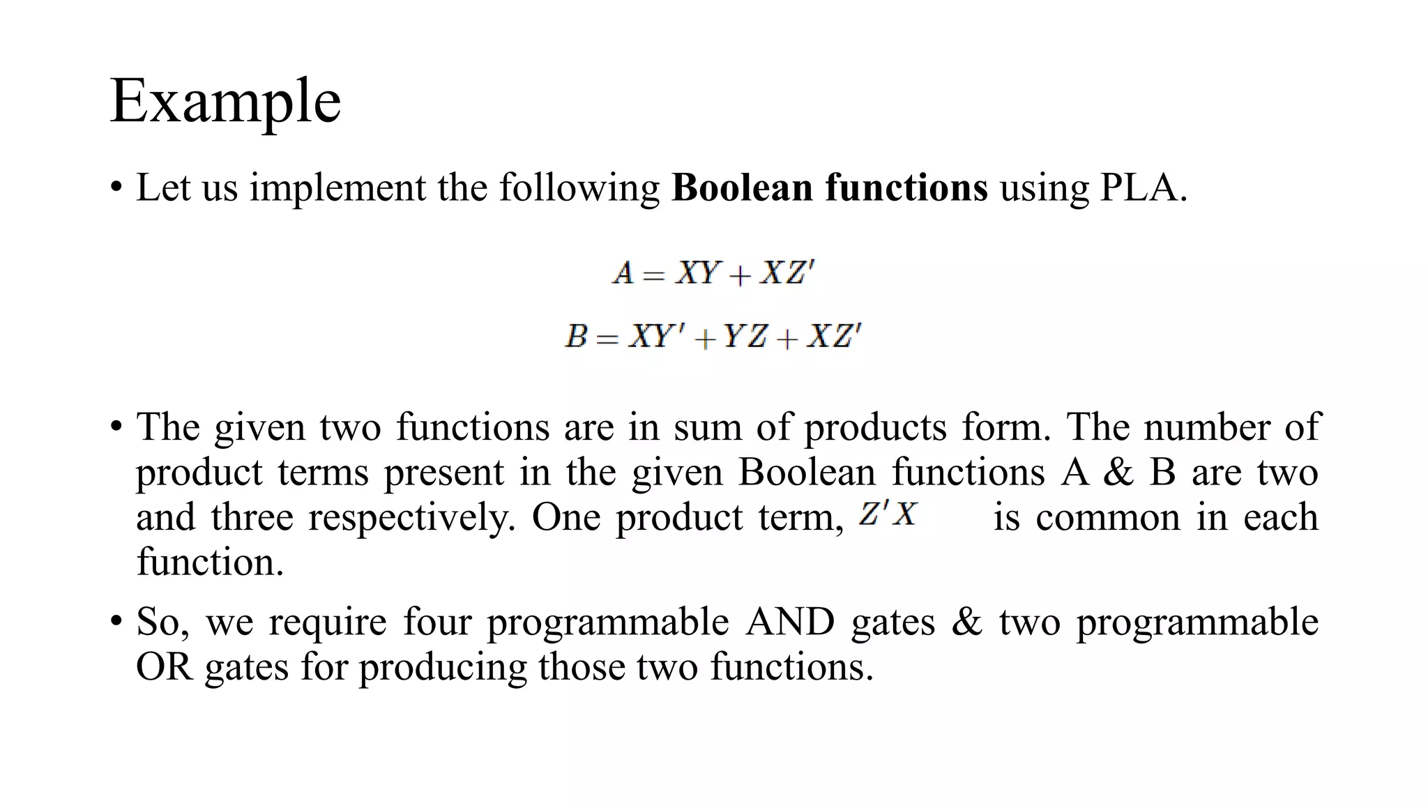 Programmable logic devices | PPTX