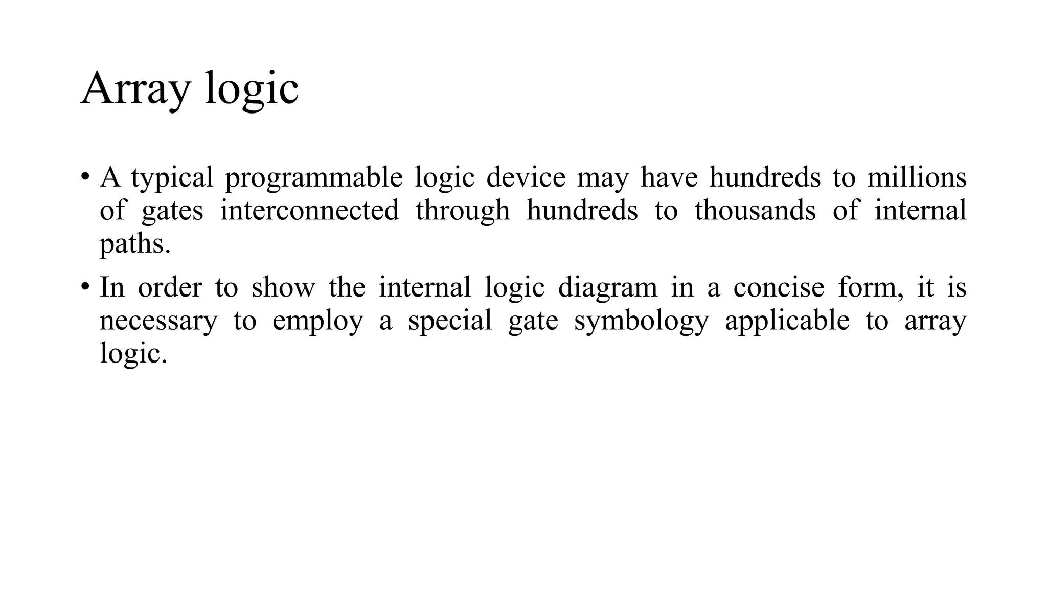 Programmable logic devices | PPTX