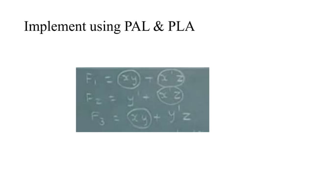 Programmable logic devices | PPTX