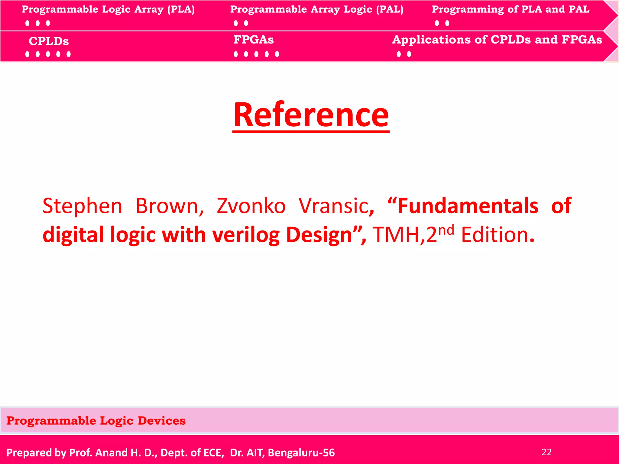 Programmable Logic Devices | PDF