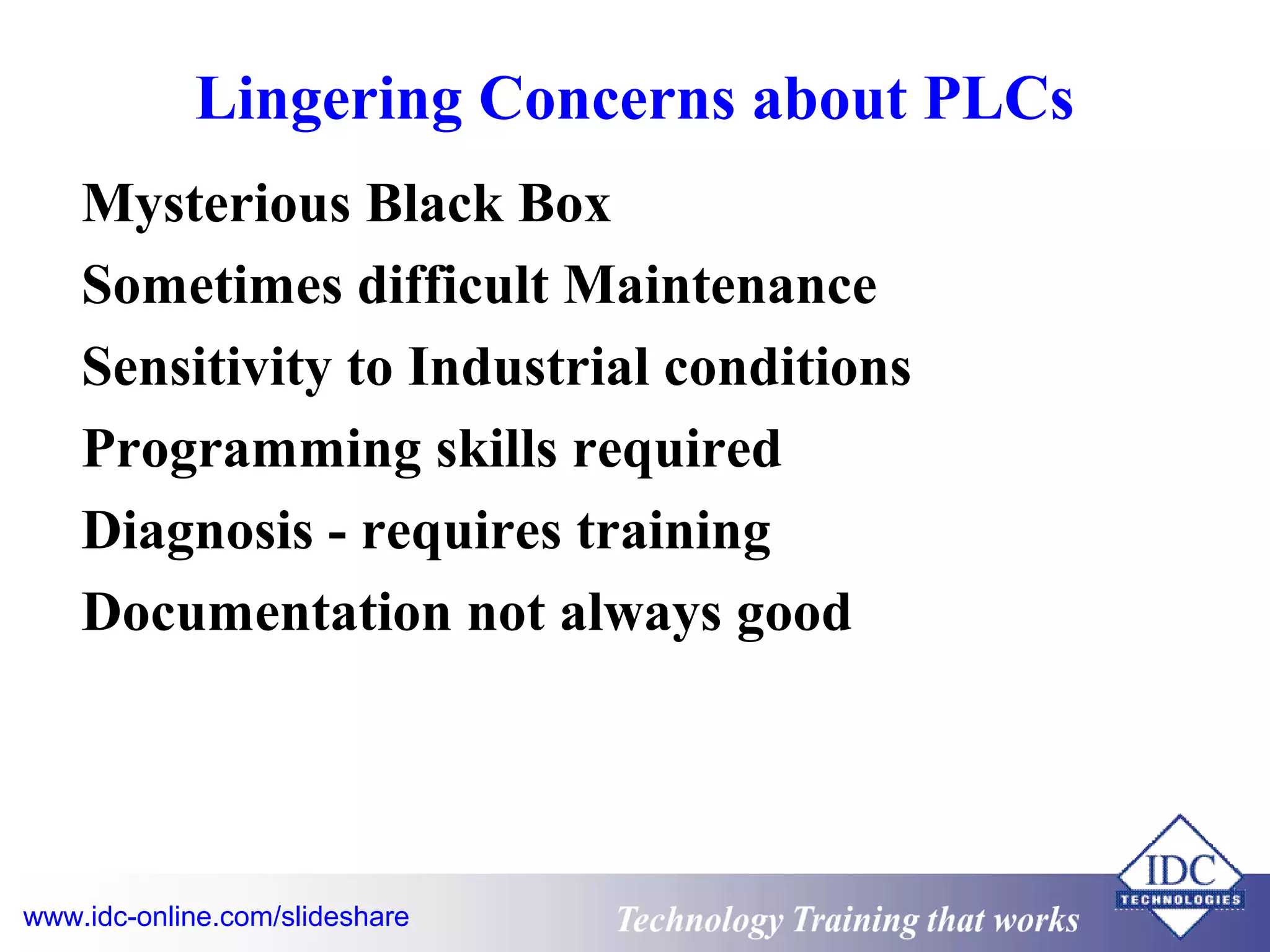 Programmable Logic Controllers (PLCs) and SCADA Systems | PPT