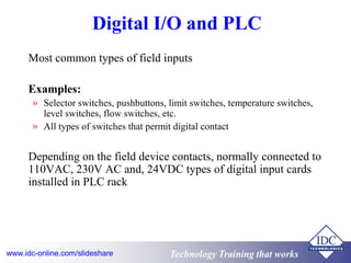Programmable Logic Controllers (PLCs) and SCADA Systems | PPT