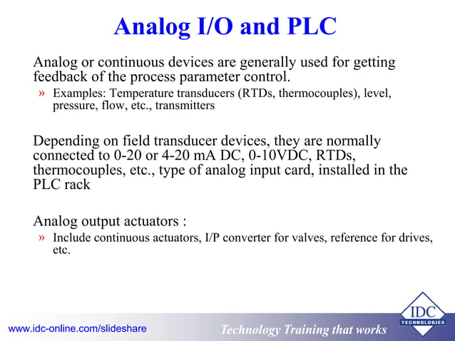 Programmable Logic Controllers (PLCs) and SCADA Systems | PPT