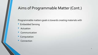 Programmable Matter | PPTX