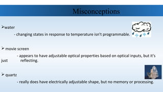 Programmable matter and applications | PPT