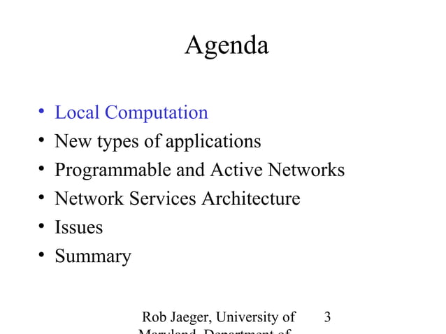 Programmable Network Devices | PPT | Computer Networking | Computing