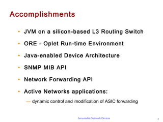 Programmable Network Node: Applications | PPT