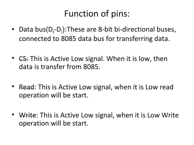 Programmableperipheralinterface 8255 ppt | PPT | Computer Peripherals | Computing