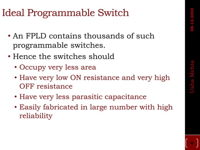 Programmable Switches for Programmable Logic Devices | PDF | Programming Languages | Computing
