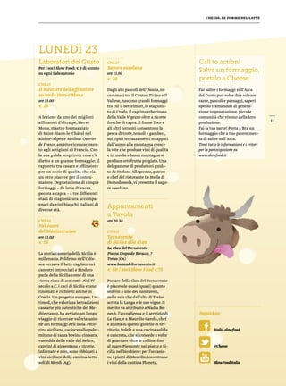 Programma Cheese 2013 a Bra | PDF
