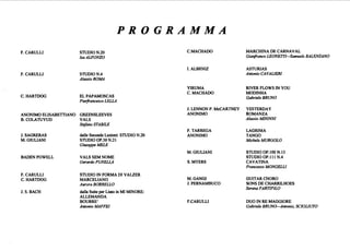 Programma concerto chitarra | PPT