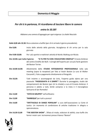 Programma definitivo in pdf | PDF