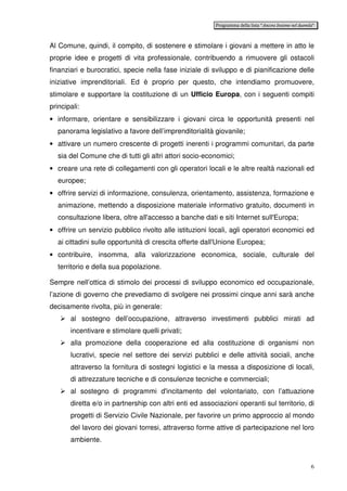 Programma POLITICO AMMINISTRATIVO | PDF