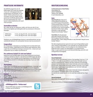 Programma KVAN-dagen 2010 | PDF