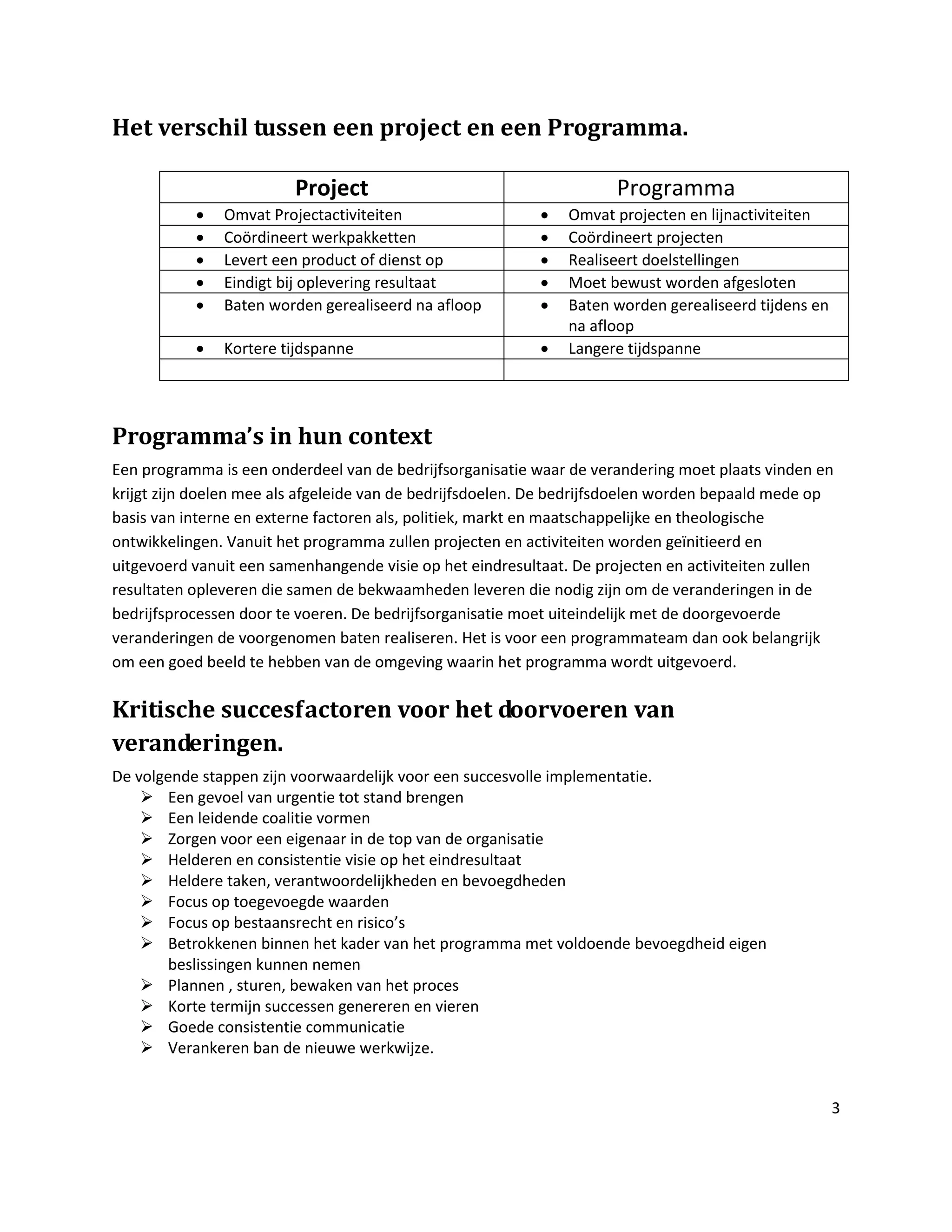 Programmamanagement | PDF
