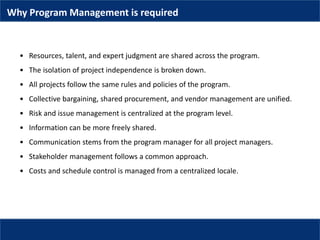 Program management - Fundamentals | PPTX