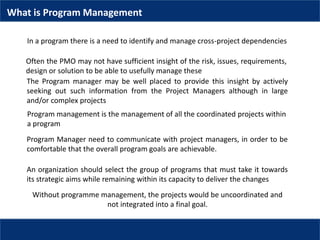 Program management - Fundamentals | PPT