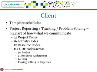 Program management at an electric utility | PPT
