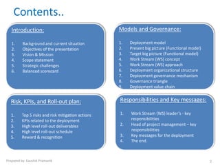 Program Management Deployment Concept Consulting | PPTX | Computer ...