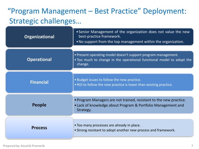 Program Management Deployment Concept Consulting | PPTX | Computer ...