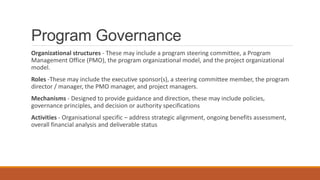 Program management for goup1 | PPT