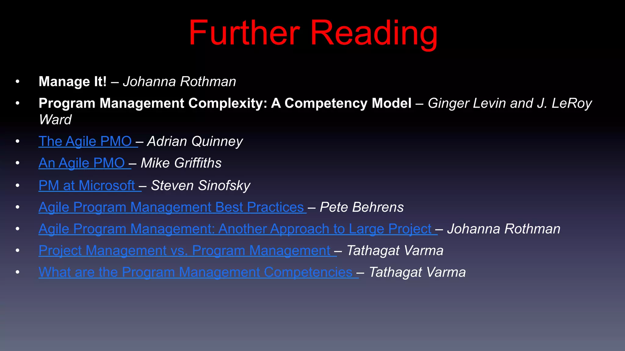 Program management skills | PPT