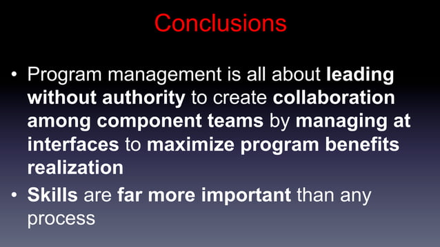 Program management skills | PDF | Career Planning | Careers