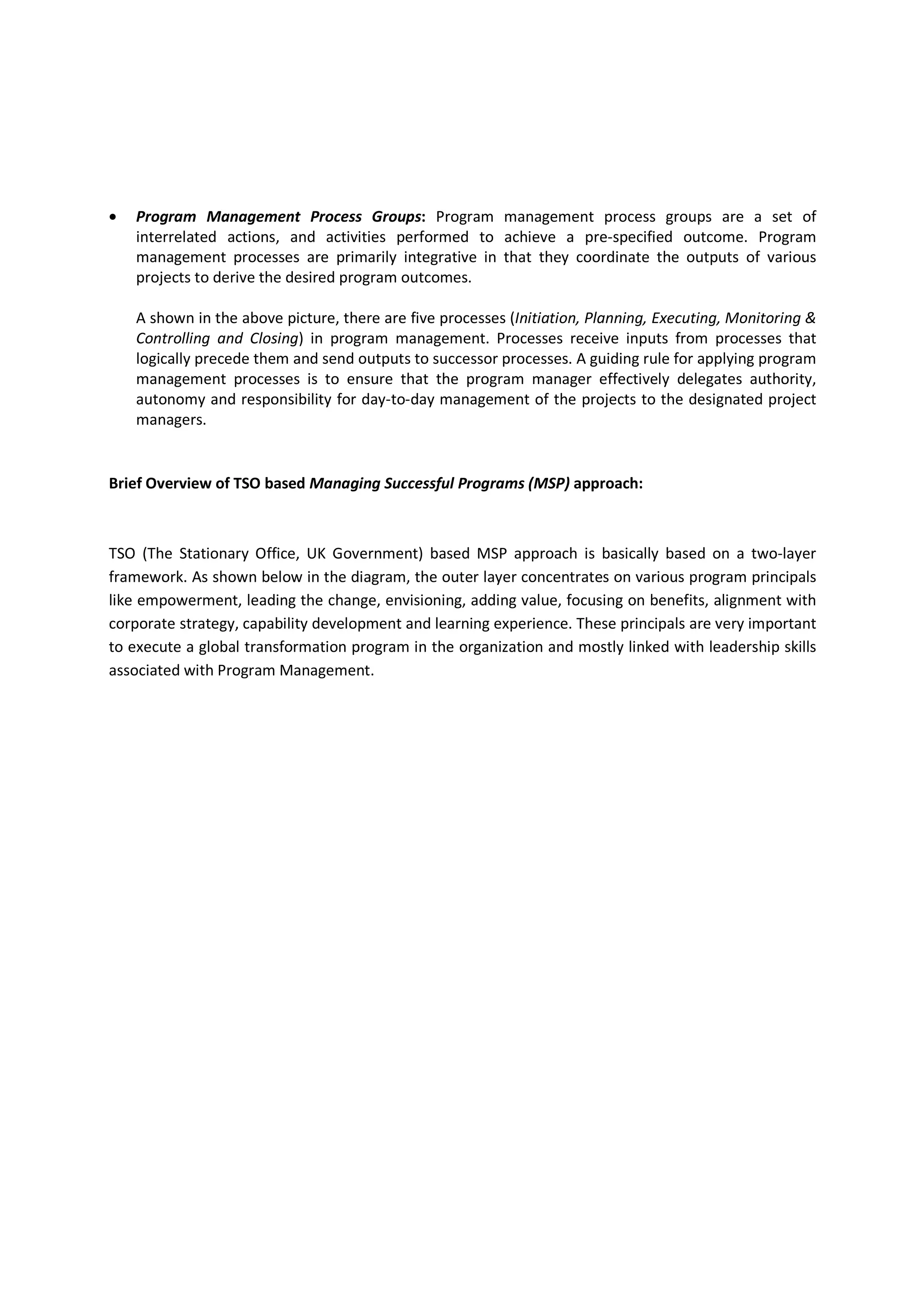 A white paper on Program Management | PDF