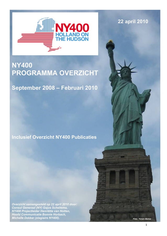 Overview of all the NY400 events | PDF | Events