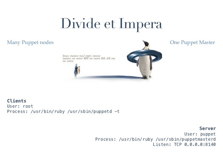 Developing IT infrastructures with Puppet