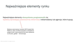 Programmatic 101 [PL] | PDF | Marketing and Advertising | Business