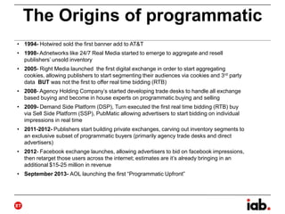 Programmatic 101 webinar slides ck 032714 final | PPTX | Business ...