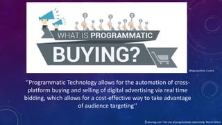 What is Programmatic advertising?? | PPTX