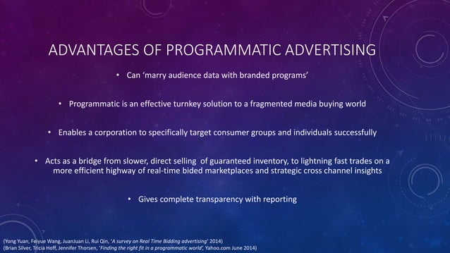 What is Programmatic advertising?? | PPTX | Web Development | Internet