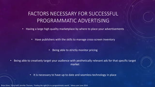 What is Programmatic advertising?? | PPTX