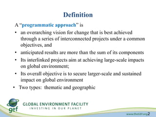 Programmatic approach | PPTX