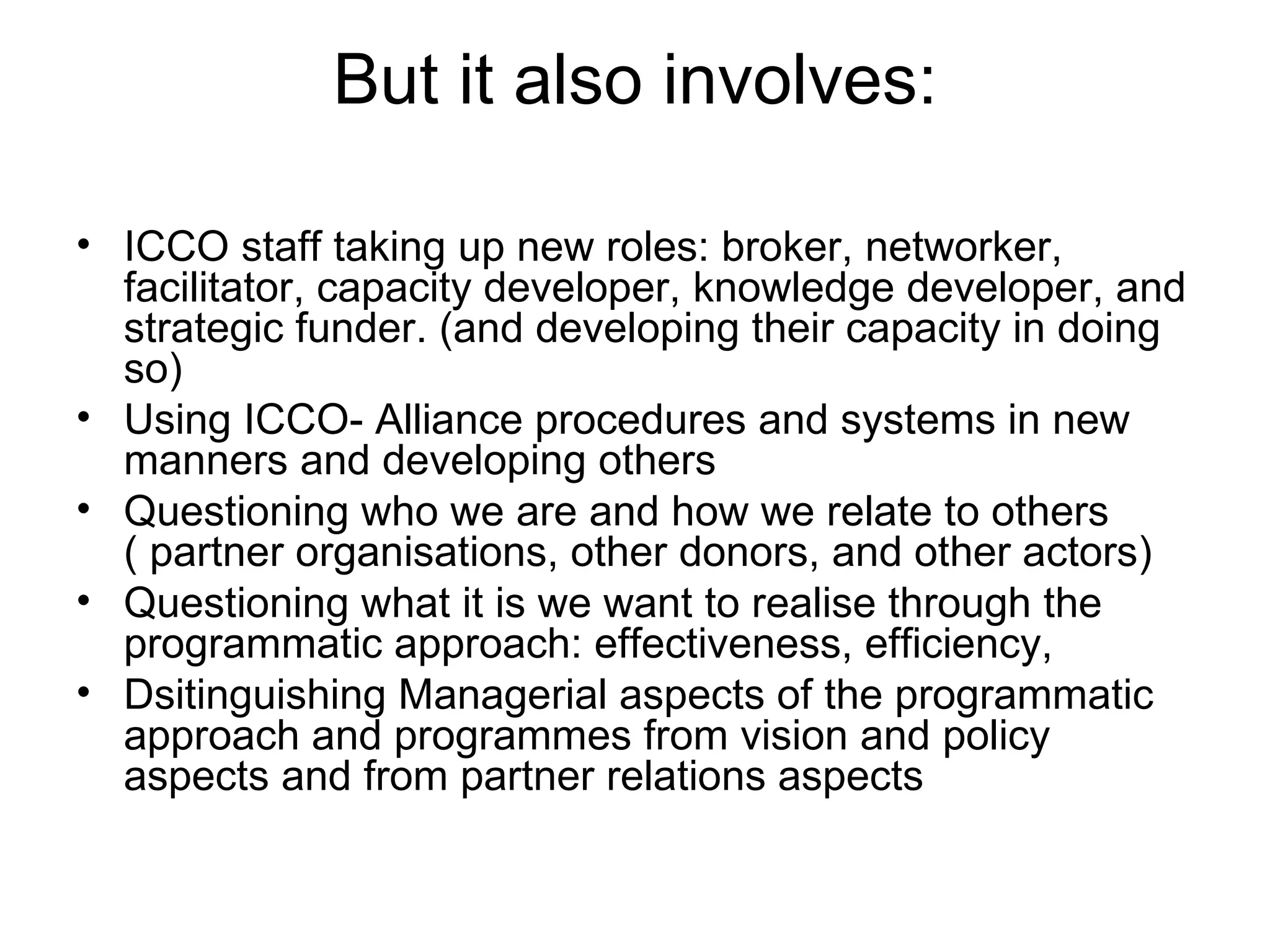 Programmatic approach (appreciation process - Feb. 2010) | PPT