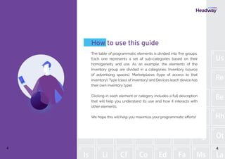Programmatic Elementes Guide: 85 elements of programmatic success | PPT