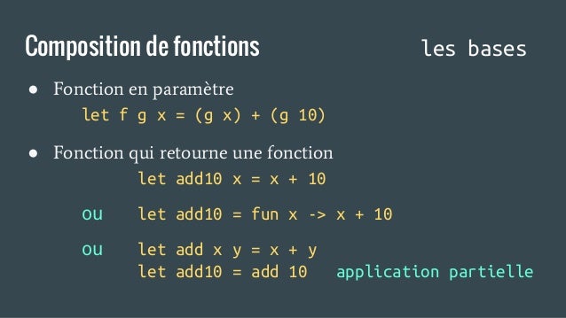 La programmation fonctionnelle avec le langage OCaml