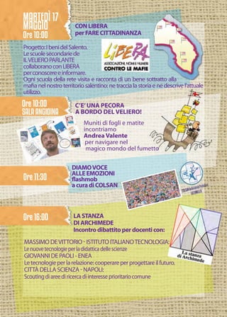 Programma Veliero Parlante 2016 | PDF