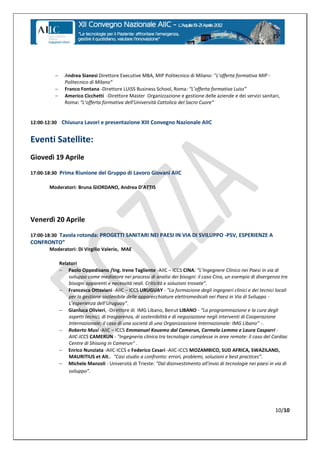Programma xii convegno_nazionale_aiic_bozza_30-03 copia | PDF