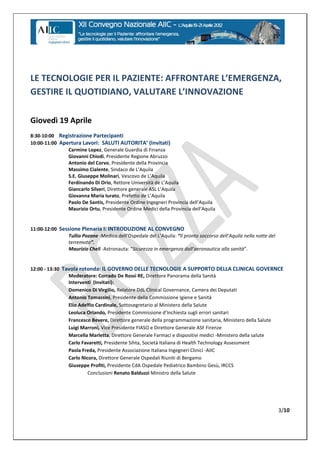 Programma xii convegno_nazionale_aiic_bozza_30-03 copia | PDF