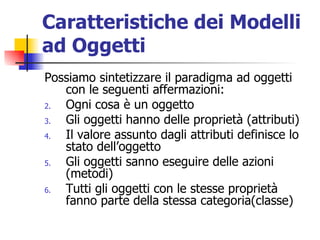 Programmazione ad oggetti | PPT
