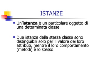 Programmazione ad oggetti | PPT