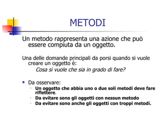 Programmazione ad oggetti | PPT