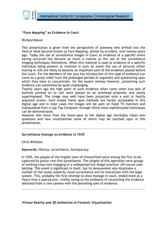 OU Visual Evidence Programme | PDF