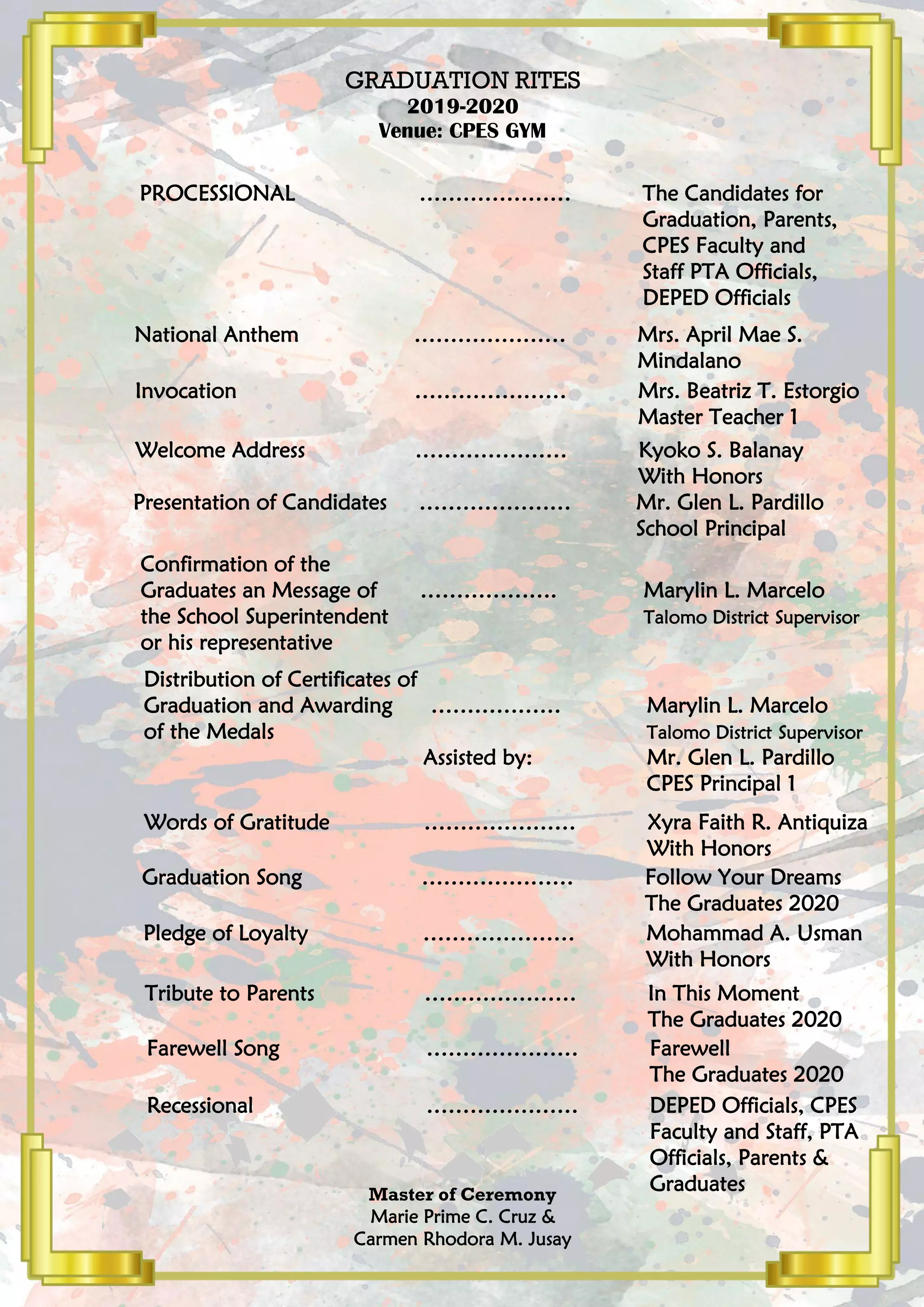 Graduation Programme | PDF