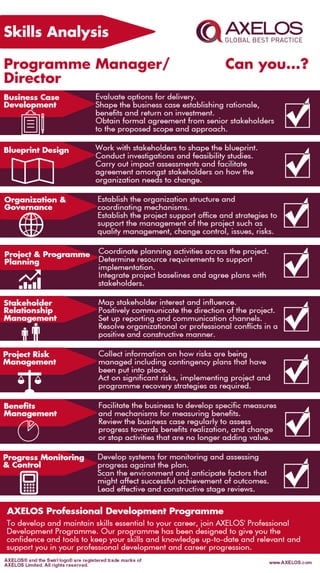 Programme Manager/Director - Skills Analysis | PDF | Resume Writing and ...